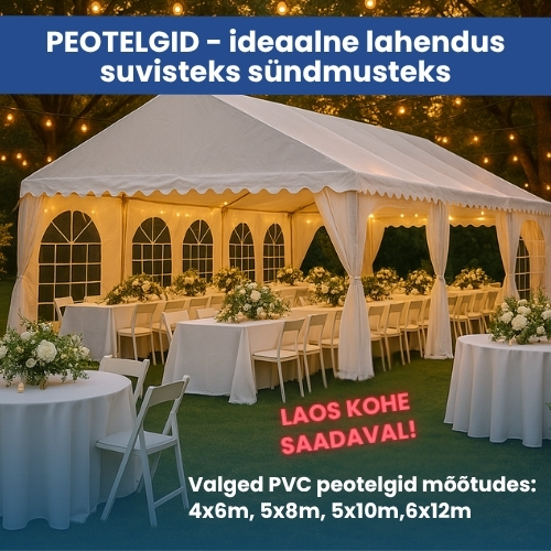 Telk varjualune 3x3m